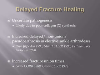 Ankle fractures and diabetes | PPTX