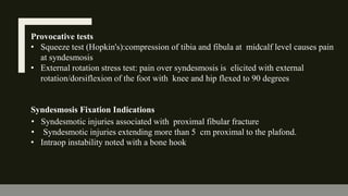Ankle injuries | PPTX