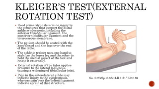 Ankle injuries in Sports Physiotherapy.pptx