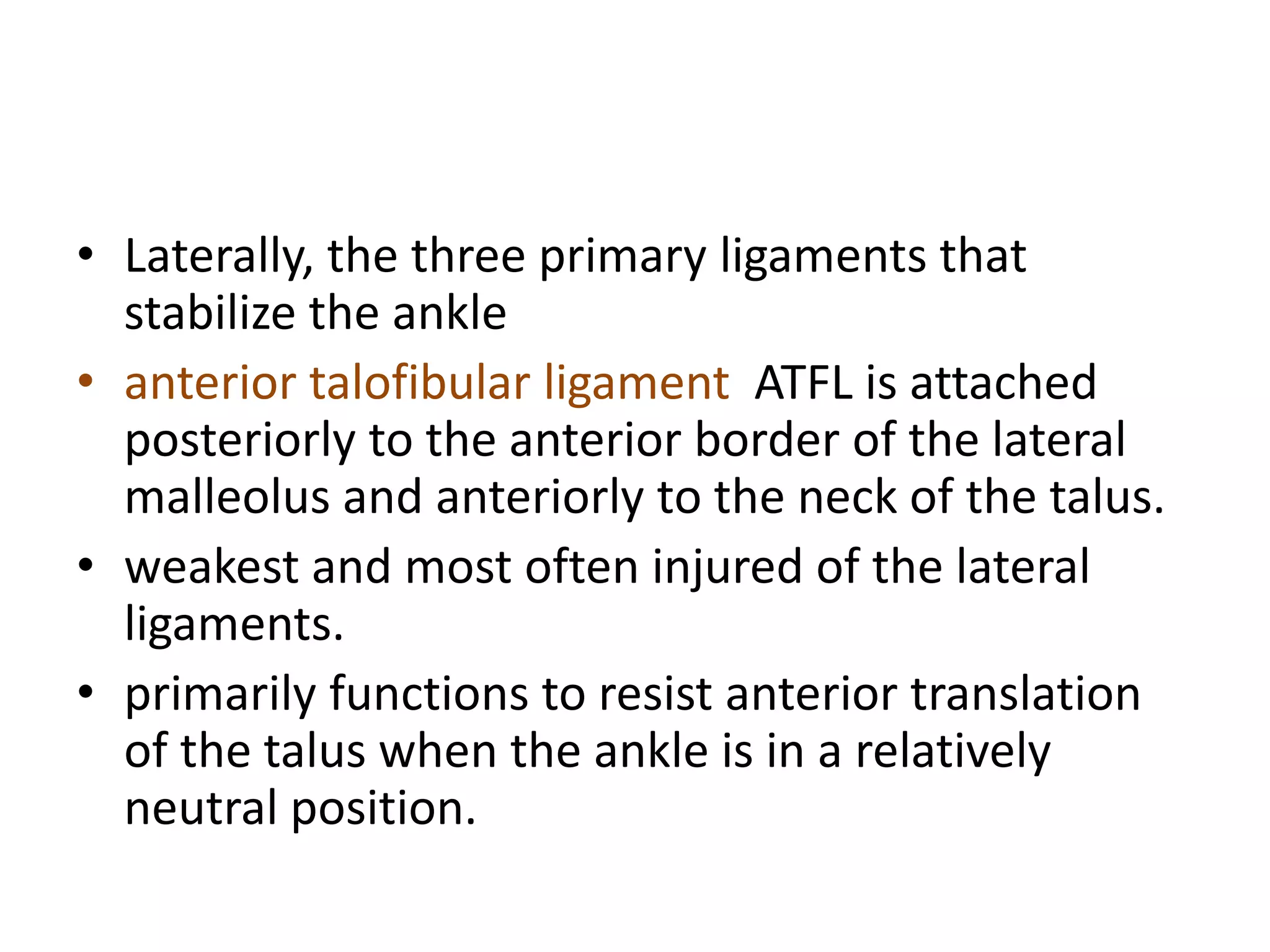 Ankle instability | PPTX