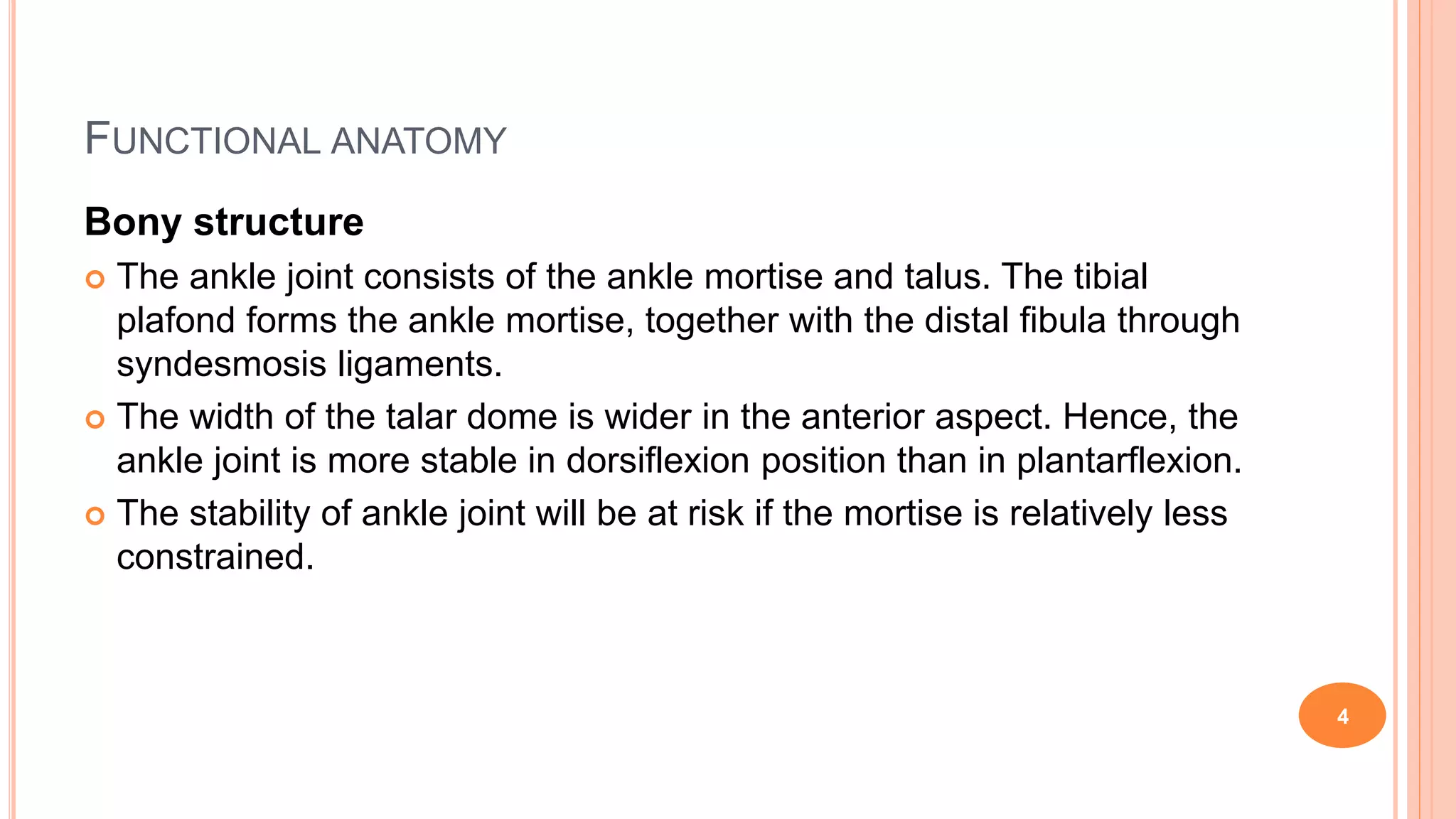 Ankle instability | PPTX