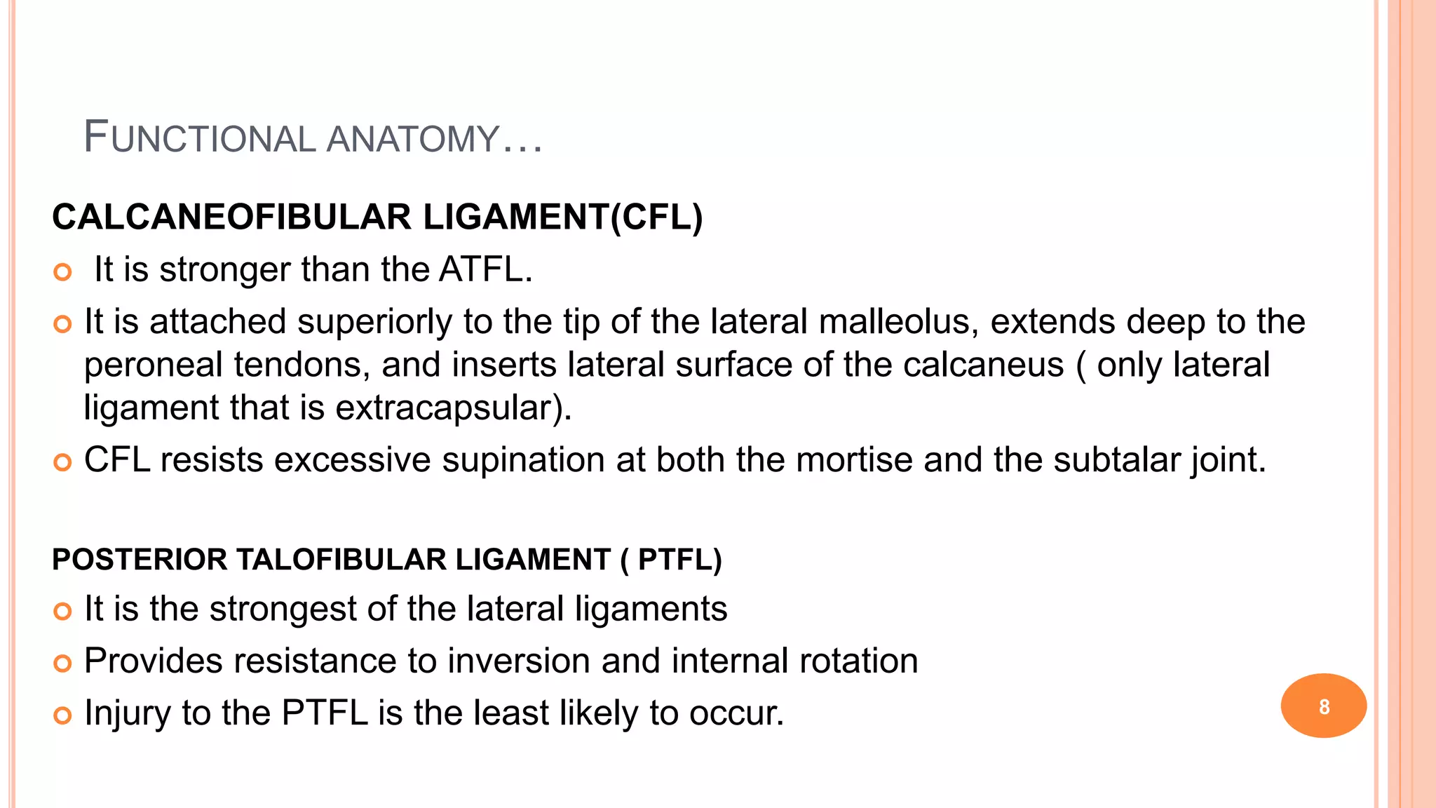 Ankle instability | PPTX