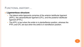Ankle instability | PPTX