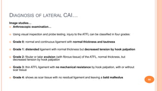 Ankle instability | PPTX