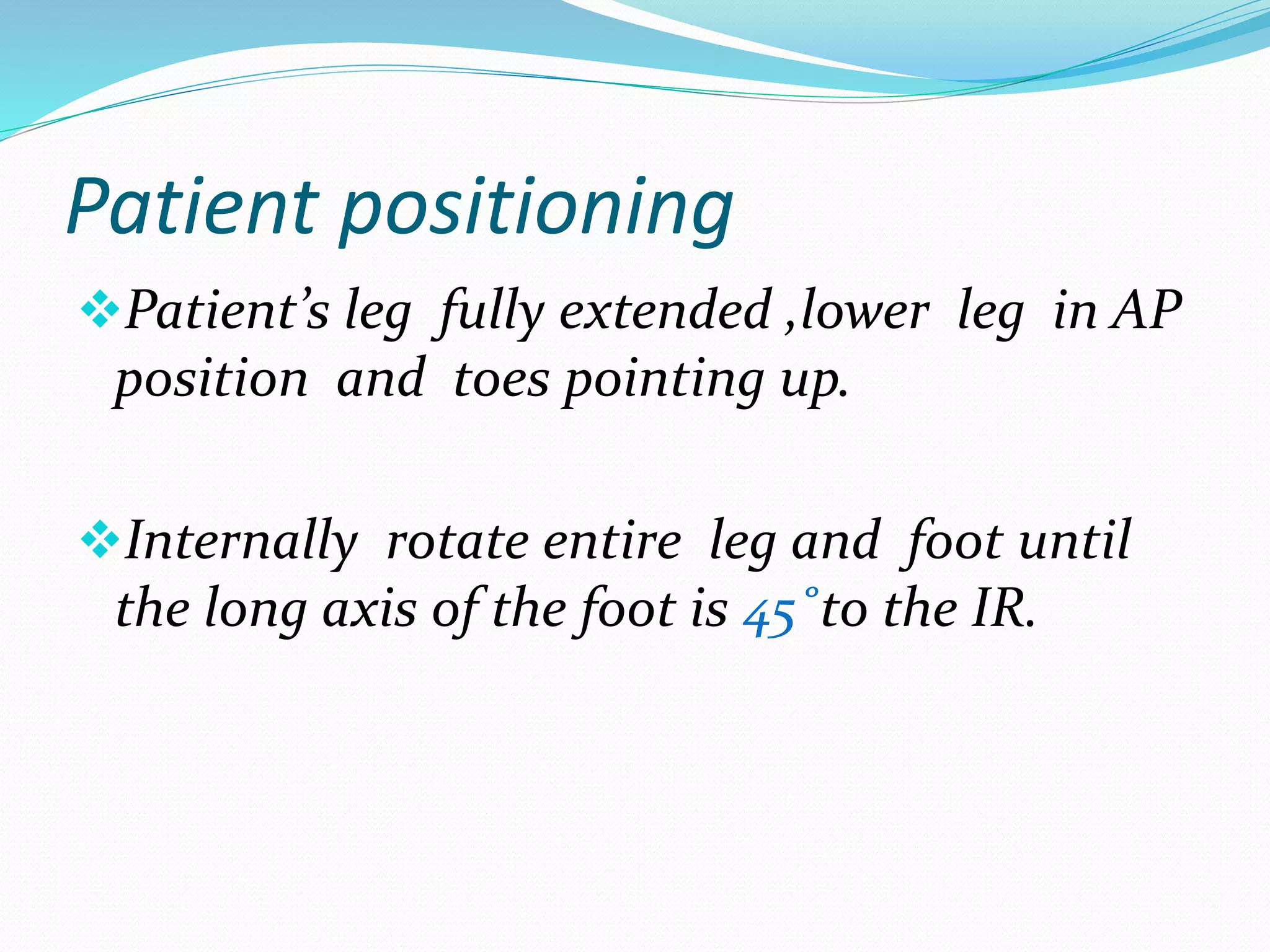 RADIOGRAPHIC VIEWS OF ANKLE JOINT | PPTX