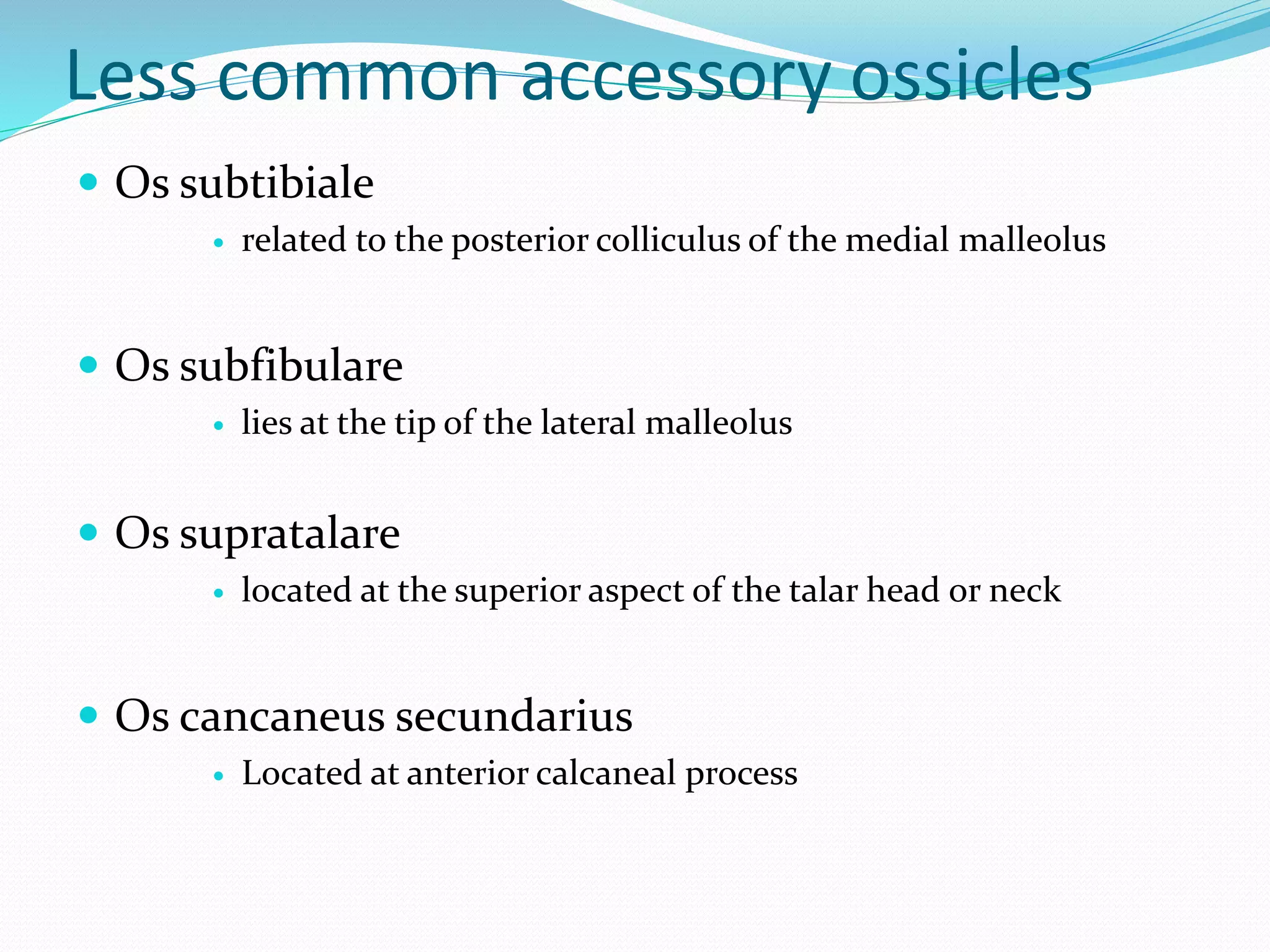 Ankle joint pathology imaging | PPTX