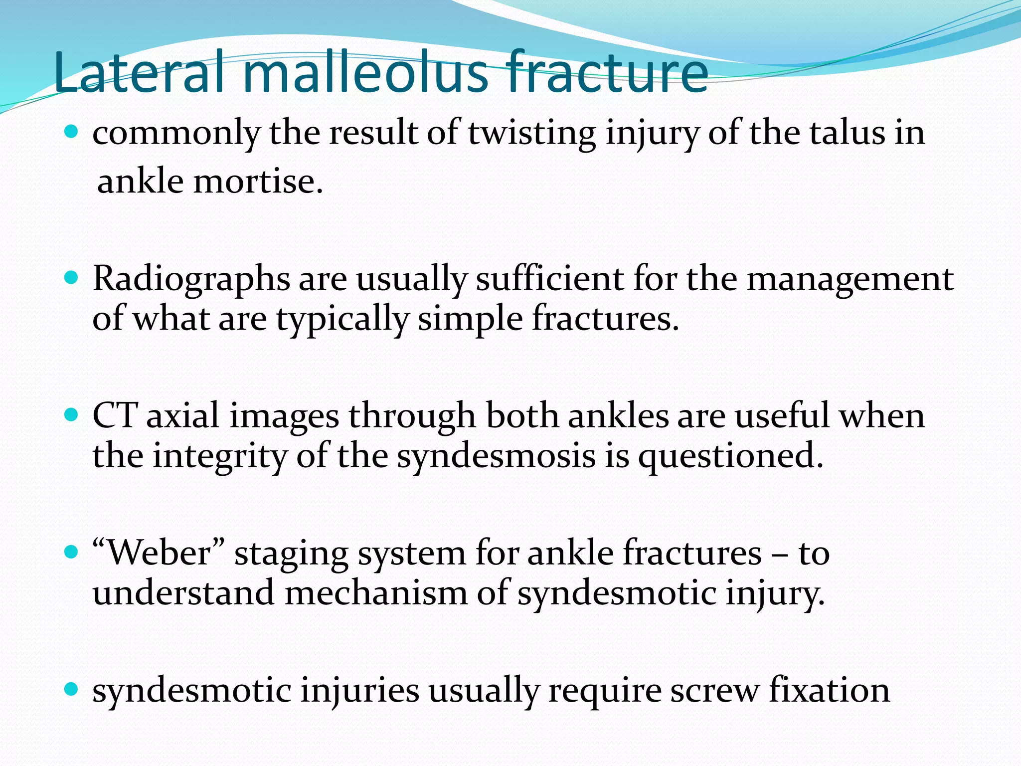 Ankle joint pathology imaging | PPTX