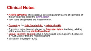 Ankle Joint (TALOCRURAL JOINT) Dr M Arshad.pptx