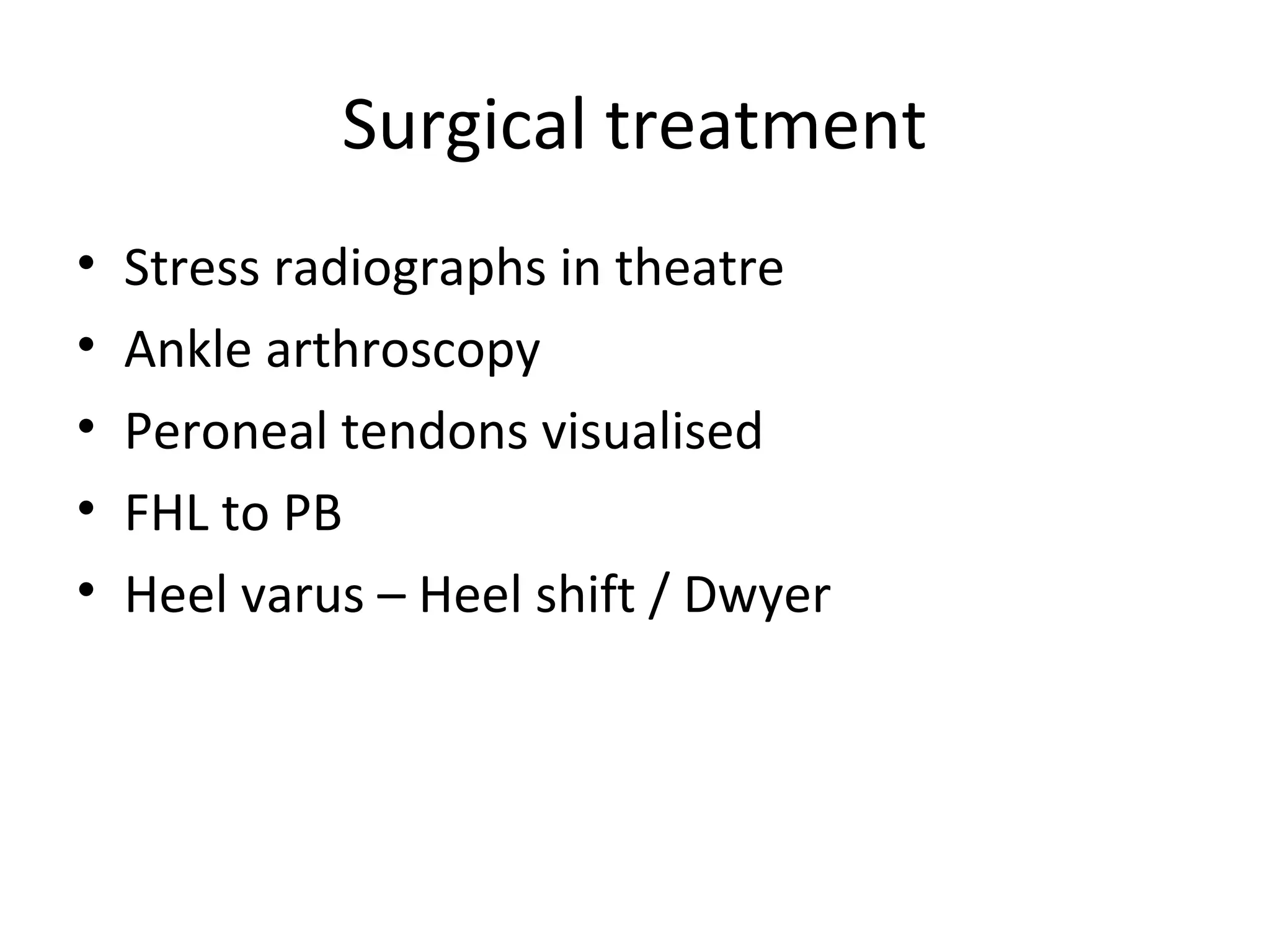 Ankle Ligament Injuries Derek Park Ppt