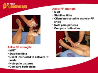 Ankle pain workshop | PPT