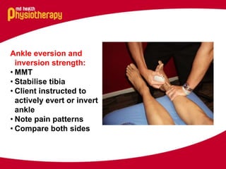 Ankle pain workshop | PPT
