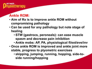 Ankle pain workshop | PPT
