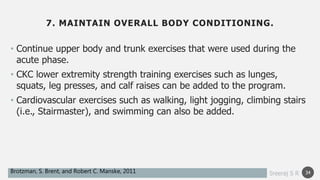 Ankle & Foot Physiotherapy Management SRS | PPTX