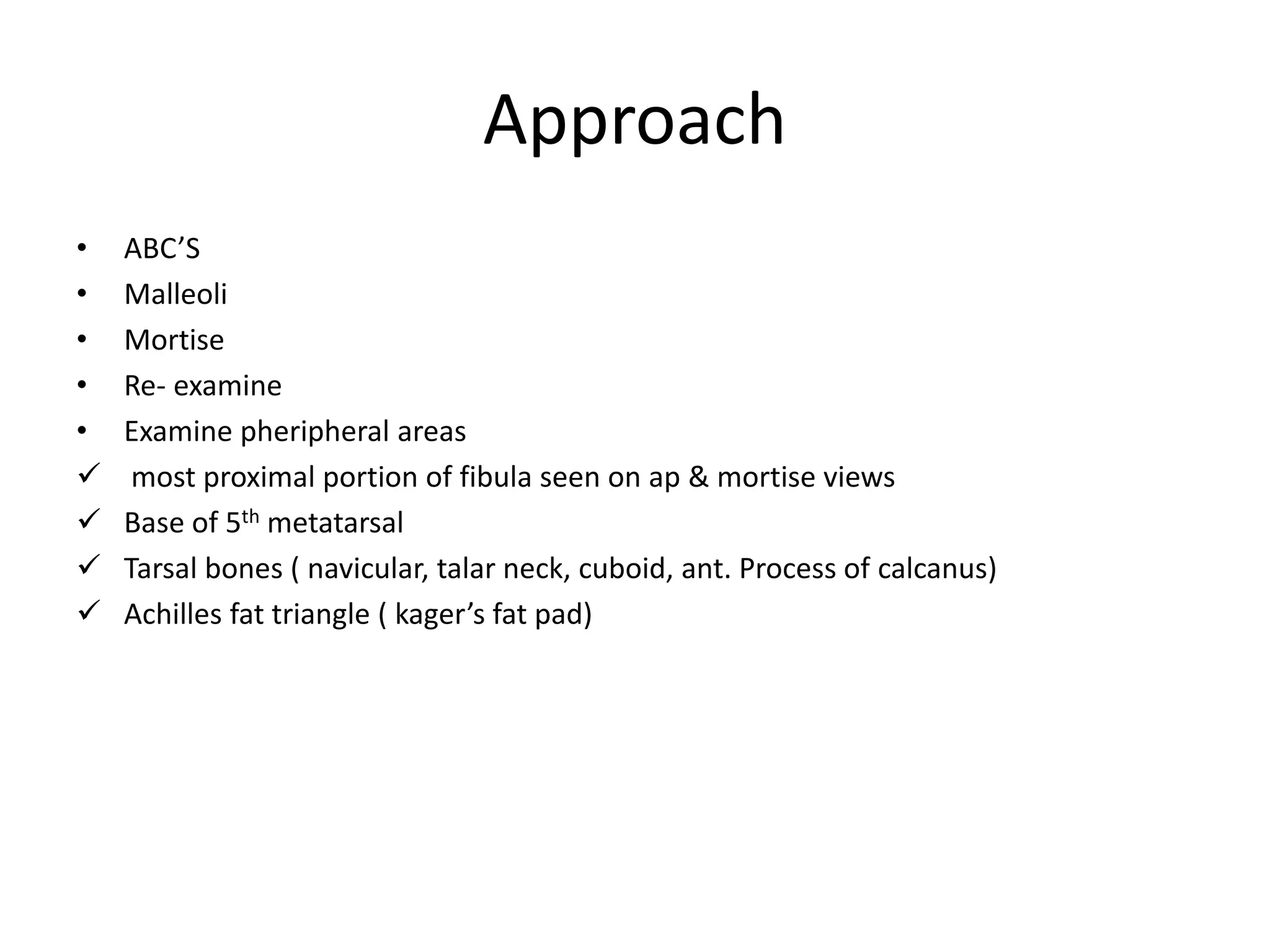 Ankle radiological anatomy | PPTX
