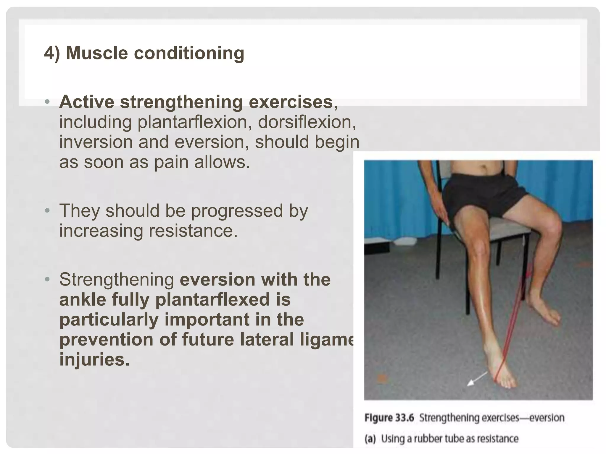 Ankle rehab | PPTX