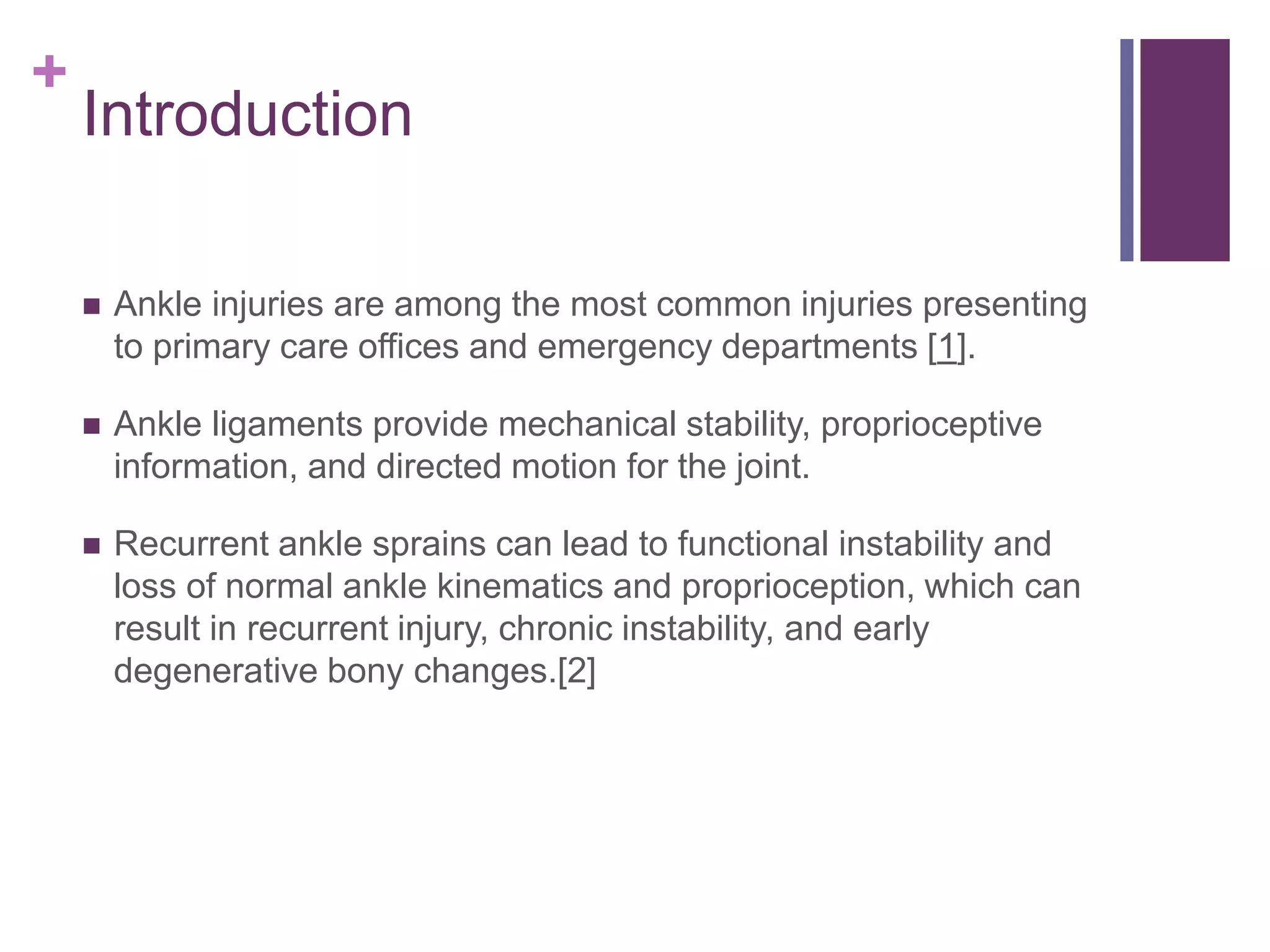 Ankle sprain | PPTX