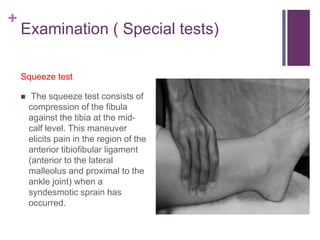 Ankle sprain | PPTX