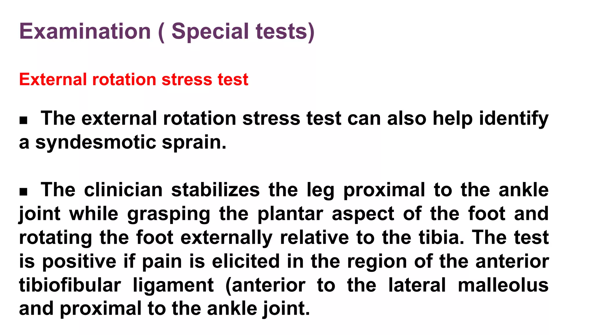 Ankle sprain | PPT