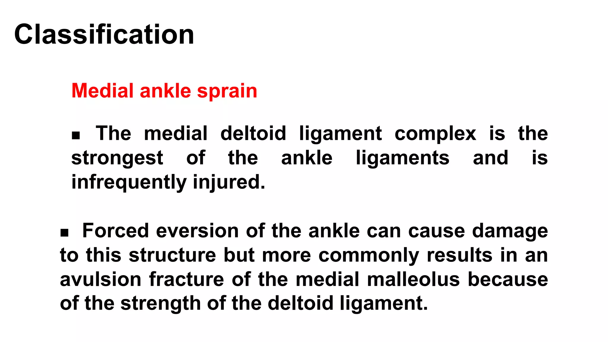 Ankle sprain | PPT