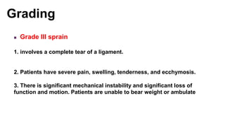 Ankle sprain | PPT