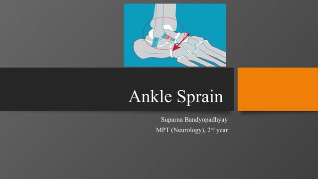 Ankle Sprain mechanism of injury physiotherapeutic assessment and ...