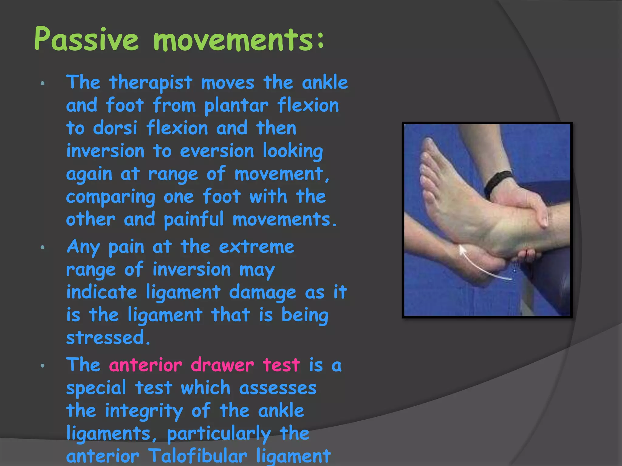 Ankle Sprains | PPTX