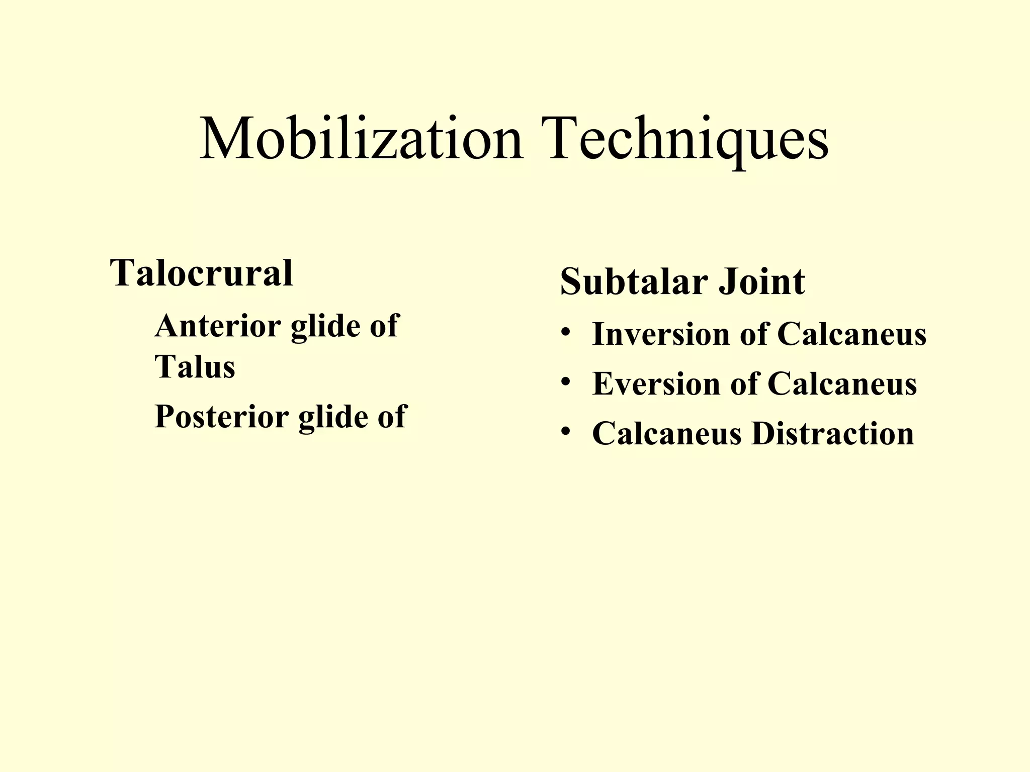 Ankle Mobility Presentation | PPT
