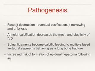 Ank spond cervical injury ppt | PPT