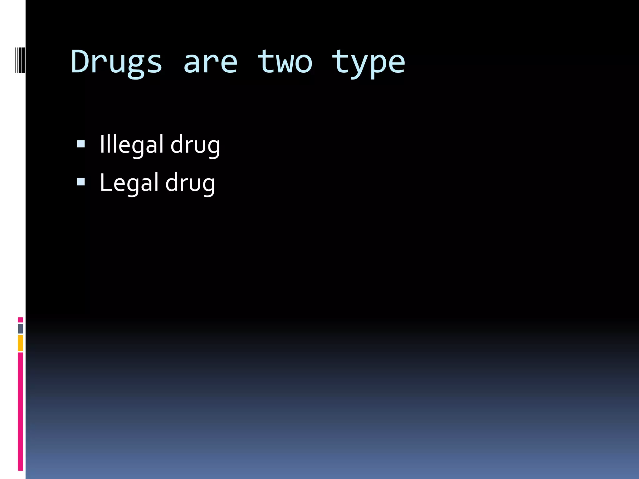 Drugs classification, laws, types | PPTX