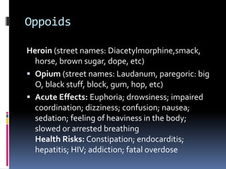 Drugs classification, laws, types | PPTX