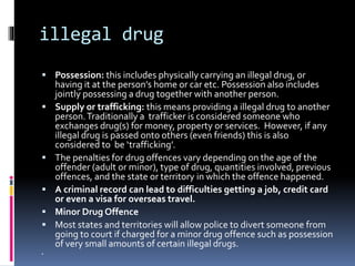 Drugs classification, laws, types | PPTX