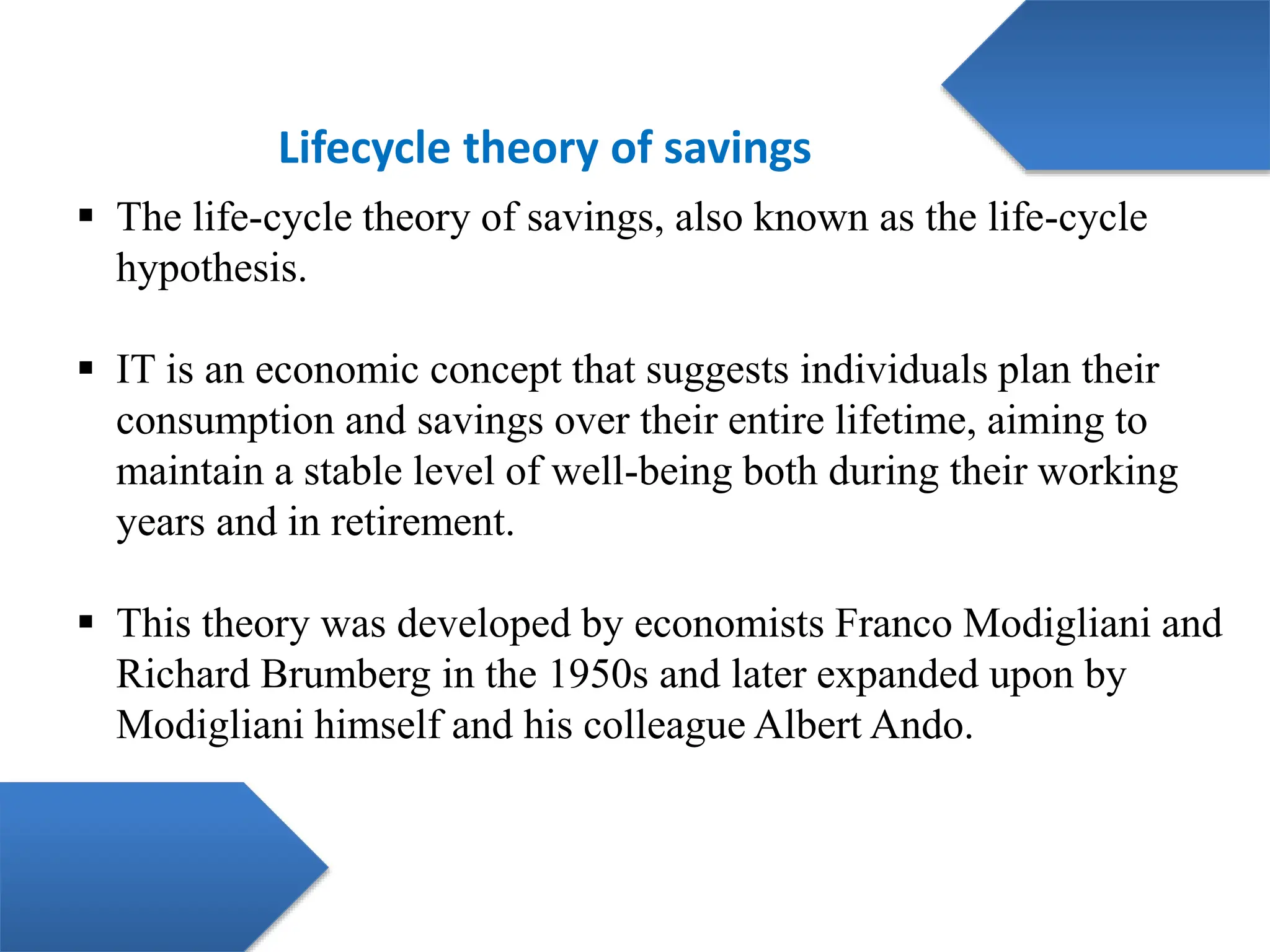 Theory of saving in Saving function.pptx