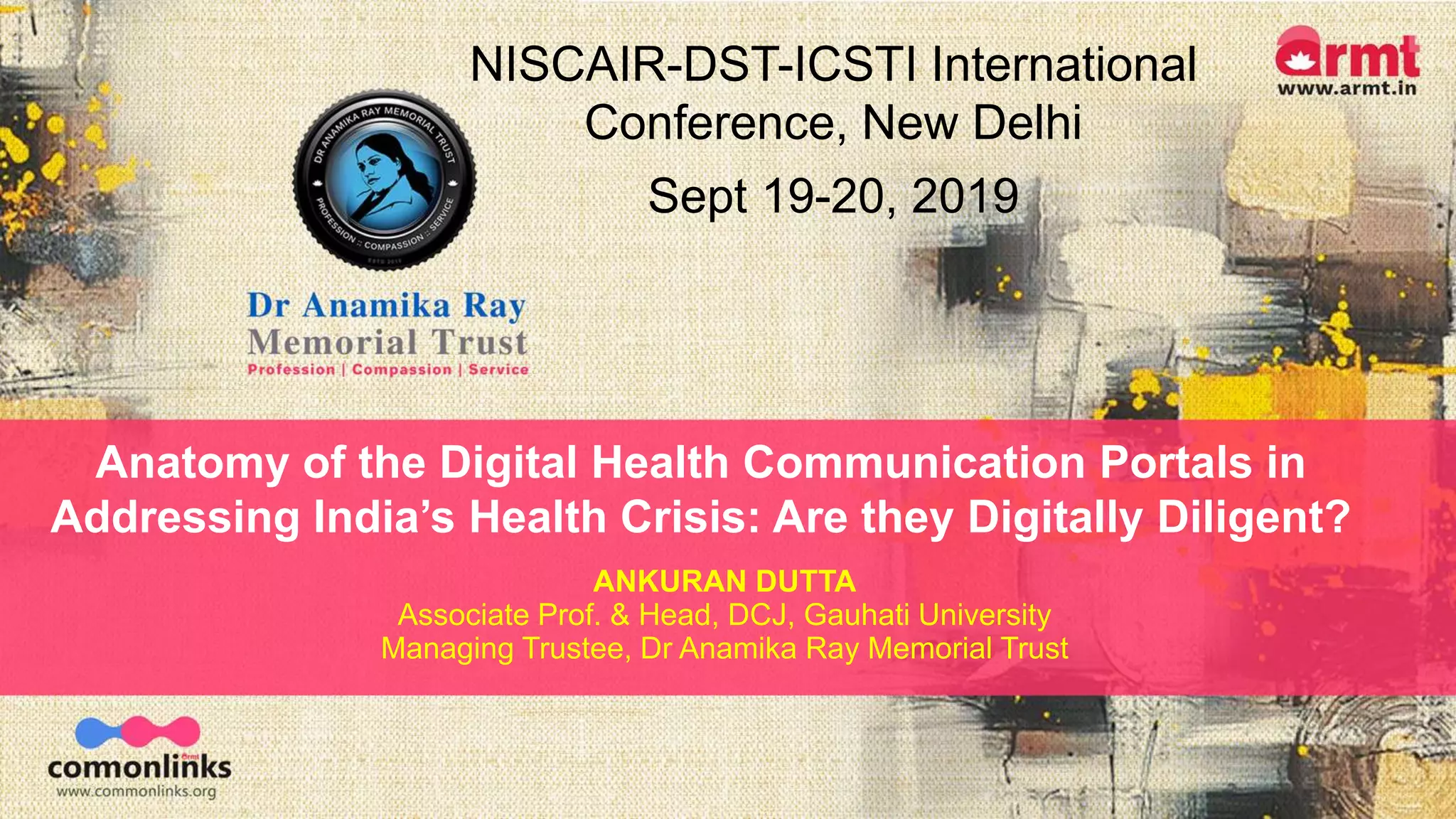 Anatomy of the Digital Health Communication Portals in Addressing India ...