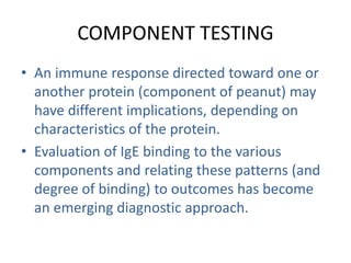 ADVANCES IN DIAGNOSING PEANUT ALLERGY | PPTX