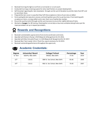 Senior Quality Analyst | DOCX