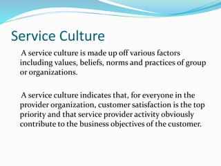 Service Culture | PPTX