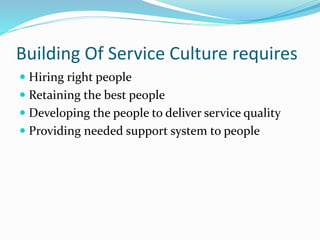 Service Culture | PPTX