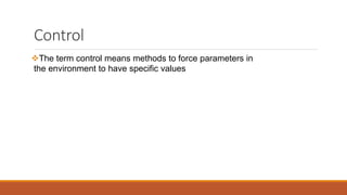 Ankur neog process variables and process control | PPTX