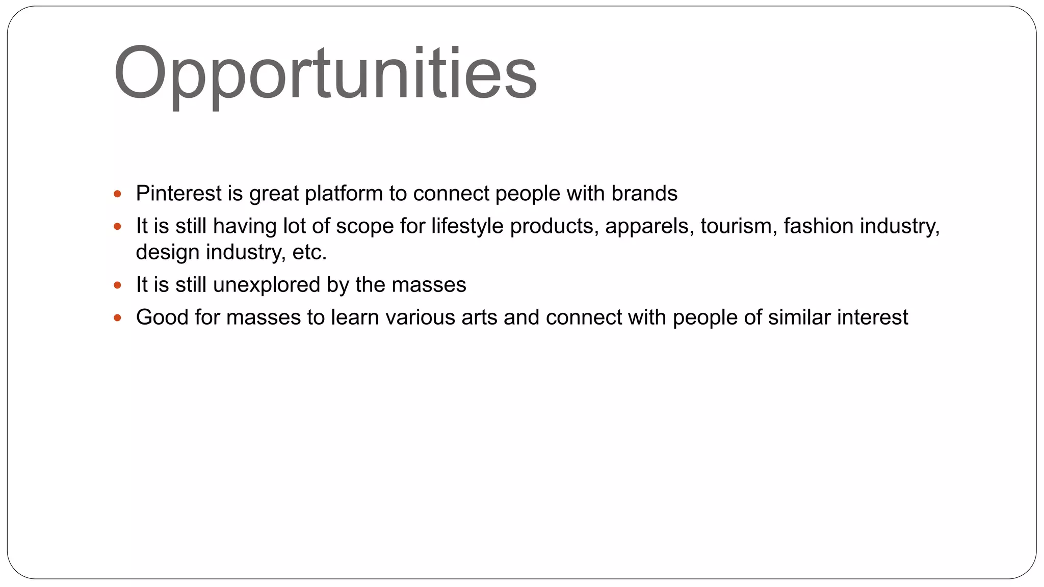 Ankur pinterest swot | PPTX