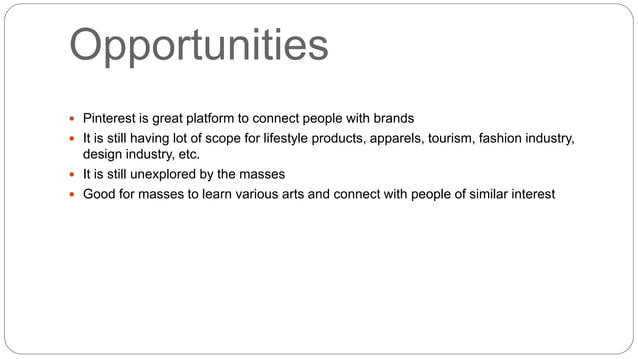 Ankur pinterest swot | PPTX