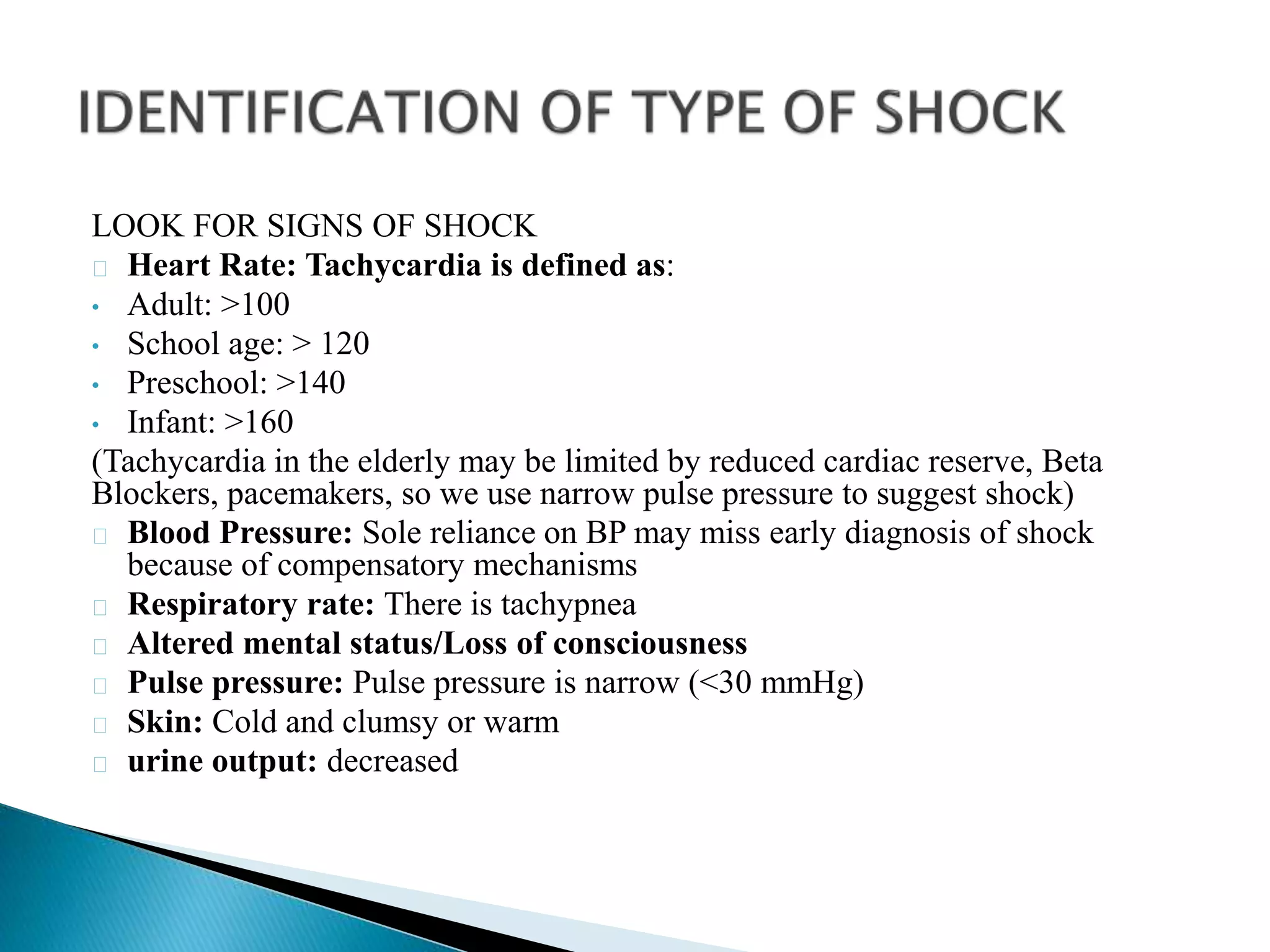 Approach to a patient in shock | PPTX