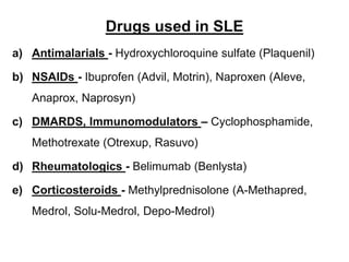 SYSTEMIC LUPUS ERYTHEMATOSUS (SLE) | PPTX