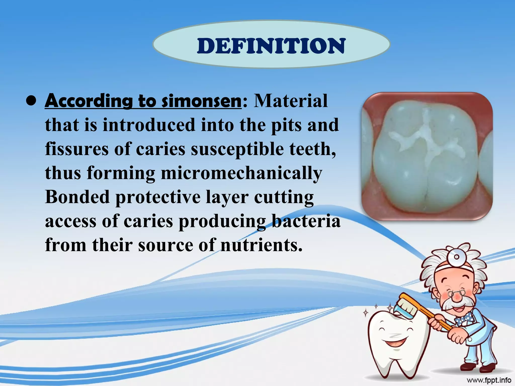 PIT AND FISSURE SEALANTS- PUBLIC HEALTH DENTISTRY | PPT