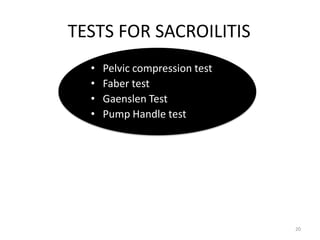 Ankylosing spondylitis UG lecture | PPTX