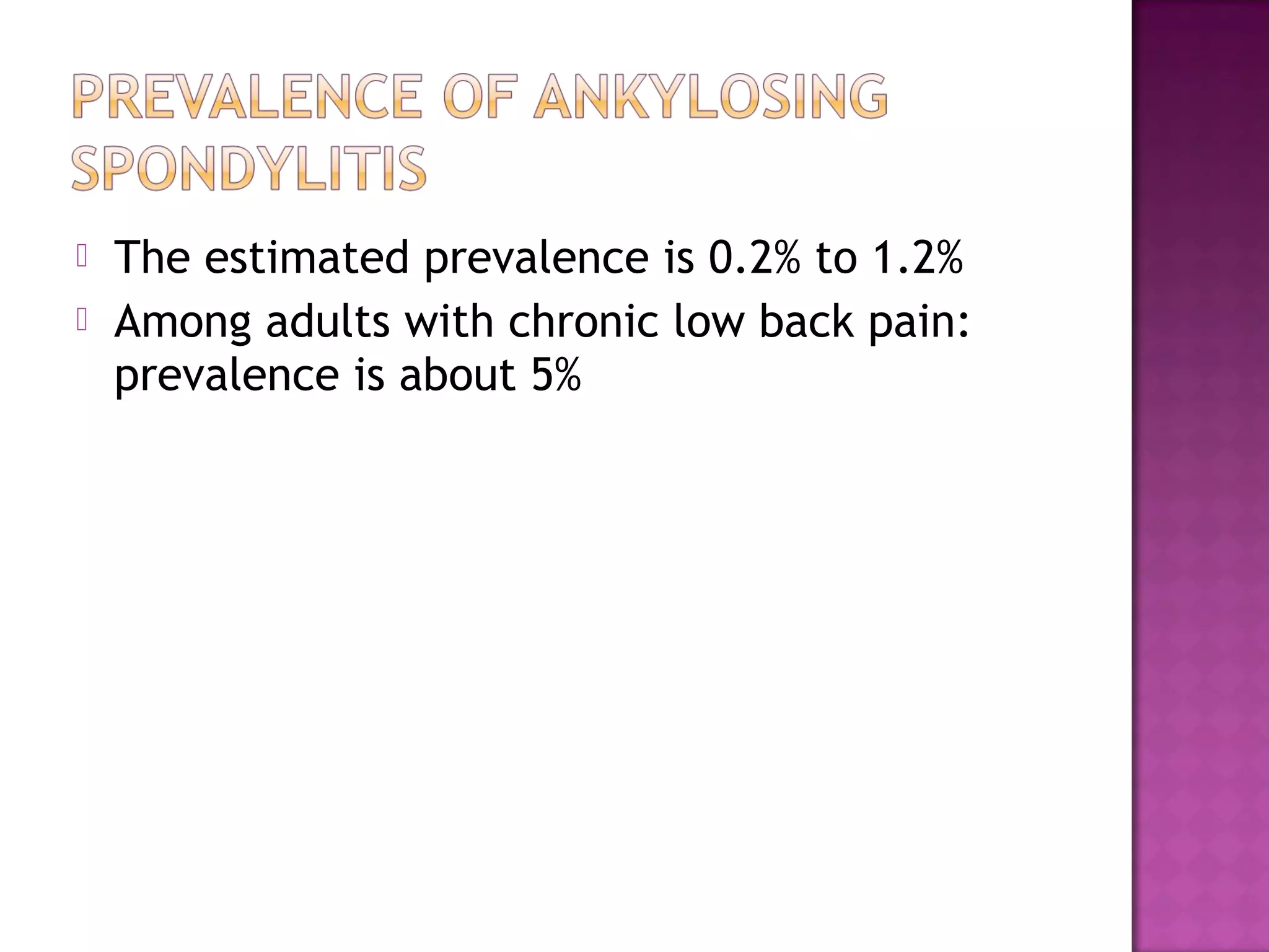 Ankylosing spondylitis pathogenesis | PPT