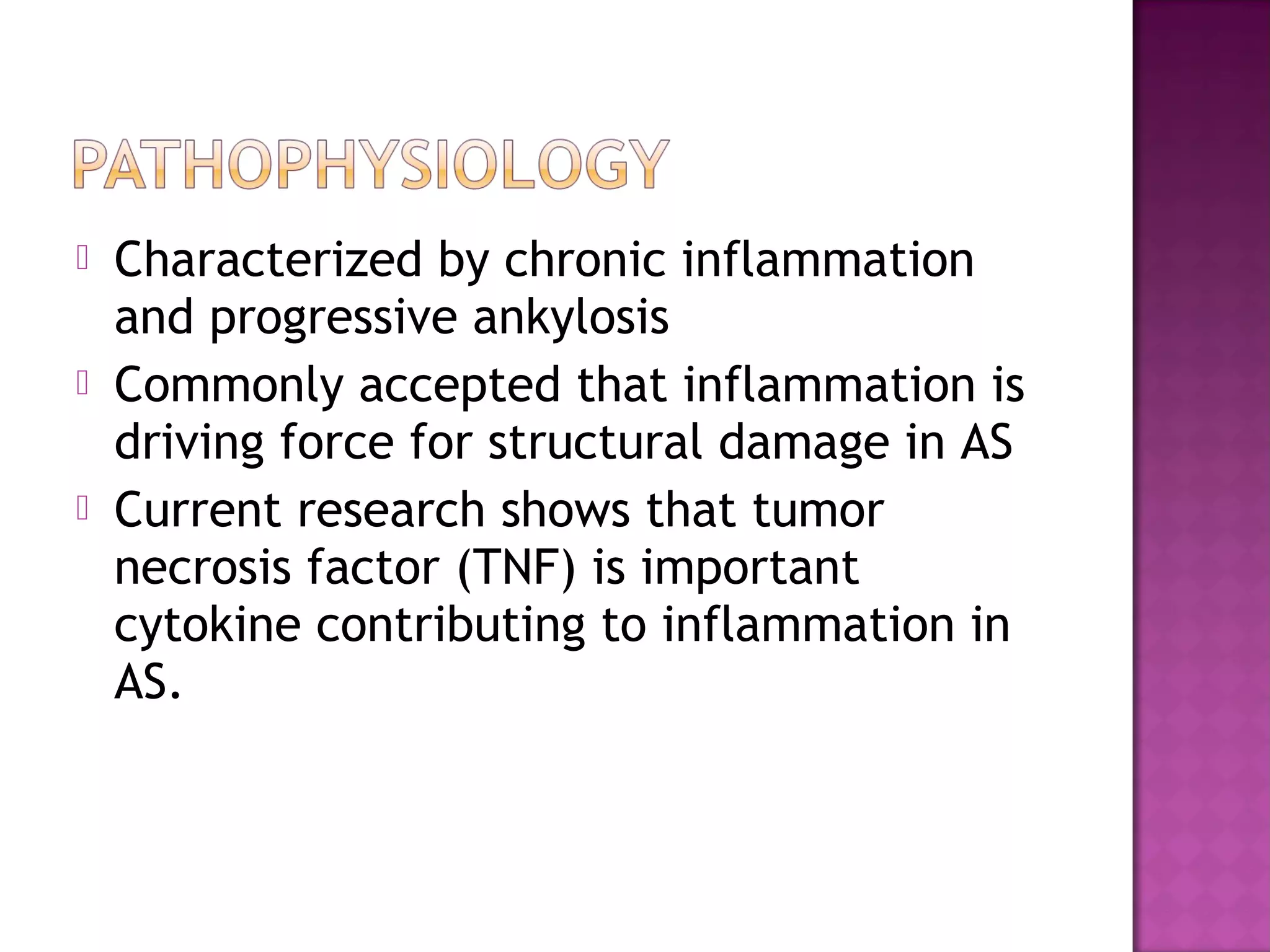 Ankylosing spondylitis pathogenesis | PPT