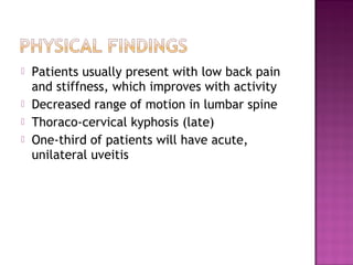 Ankylosing spondylitis pathogenesis | PPT