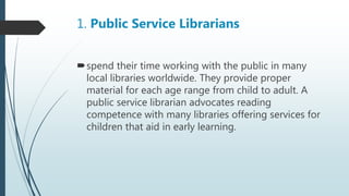 An librarian | PPTX