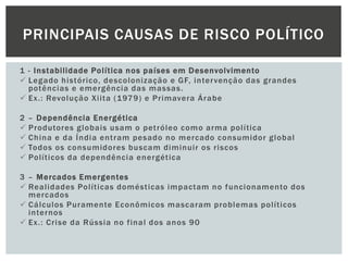 Análise risco político e política externa | PPT