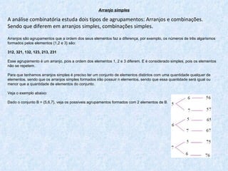 AnáLise CombinatóRia | PPT